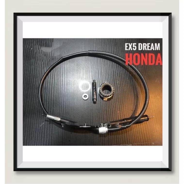 HONDA EX5 DREAM METER CABLE AND METER GEAR COMBO SET HIGH QUALITY ...