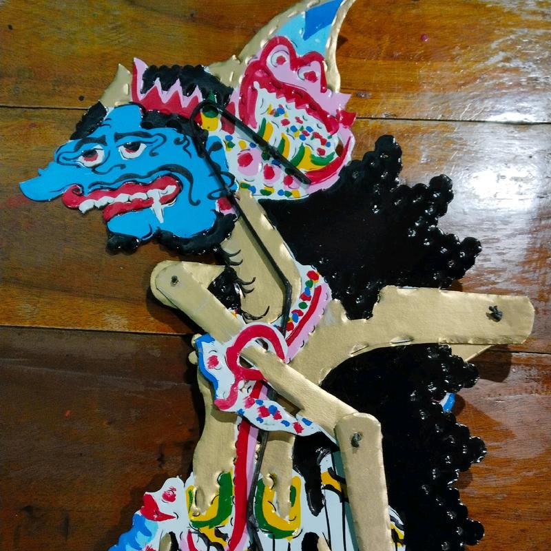 wayang sabrangan muka Biru 50 cm - Shop | Tokopedia