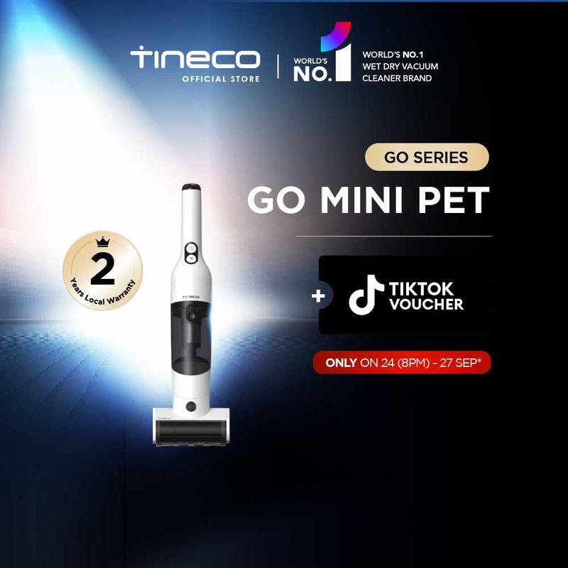 Tineco GO MINI PET Cordless Handheld Vacuum | Portable & Lightweight ...