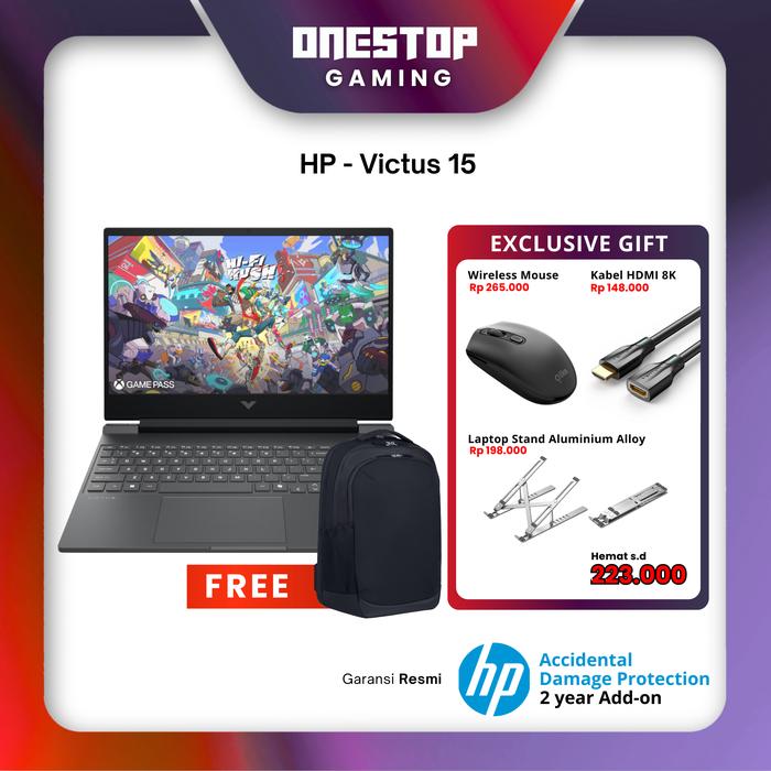 Promo HP Victus 15 Ryzen 5 240 RTX 5050 16GB RAM 512GB SSD 15.6" FHD ...