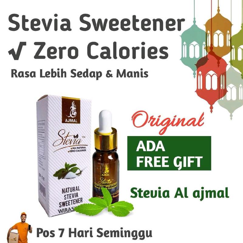 ORIGINAL STEVIA BY ALAJMAL-KEMANISAN SEMULA JADI - TikTok Shop Malaysia