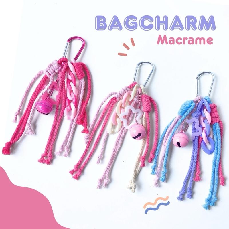 Bagcharm macrame keychain gantungan tas / aksesoris tas lucu - Shop ...