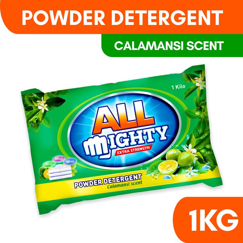 All Mighty Detergent Powder Calamansi - ALL MIGHTY Powder (Green ...
