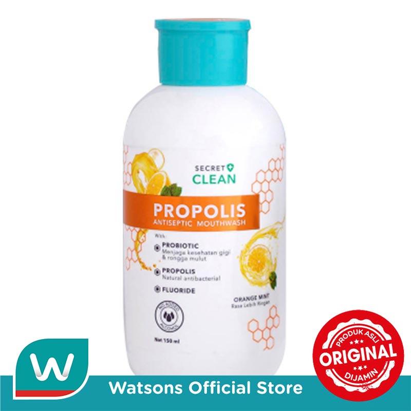 Secret Clean Propolis Antiseptic Mouthwash Orange Mint 150ml - Shop ...