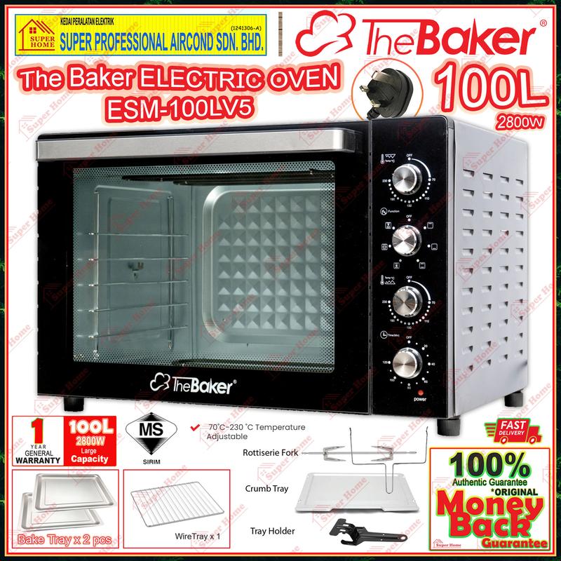 The Baker Electric Oven ESM-100LV5 100L - ESM100LV5 - TikTok Shop Malaysia