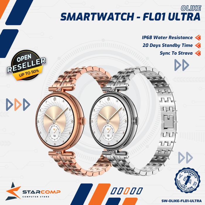 Promo Olike FL01 ULTRA Style Smartwatch 1.19" AMOLED Display BT Call ...
