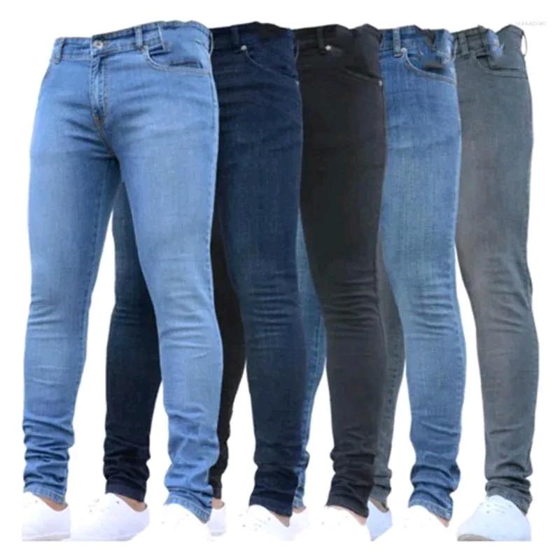 [Civic] New Men's casual Skinny Long Jeans - Black, Light Blue ...