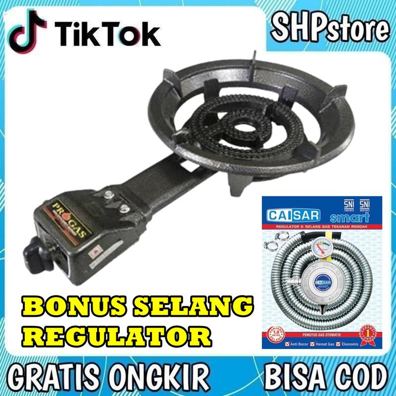 Progas Cor Kompor Api Seribu 21A Body Kuat + SELANG REGULATOR - Shop | Tokopedia