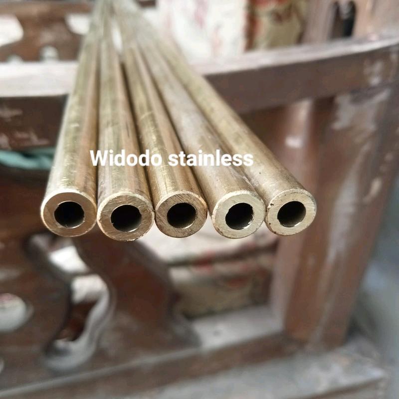 pipa kuningan 8 mm lubang 4,5 mm 80cm - Shop | Tokopedia
