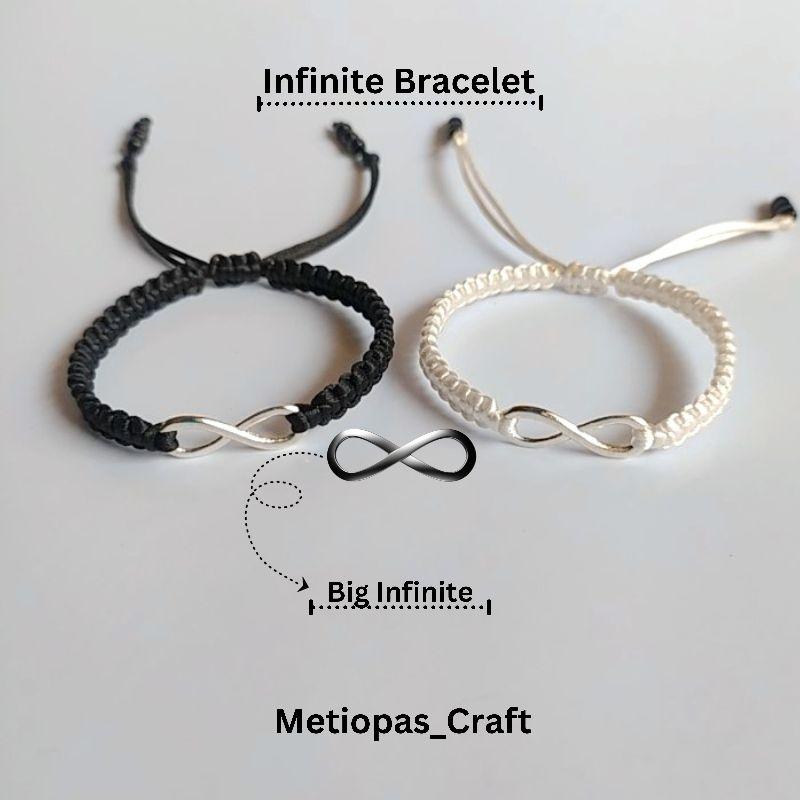 METIO - [Infinite Bracelet] Gelang Couple Infinity Free Box Vol - Shop ...