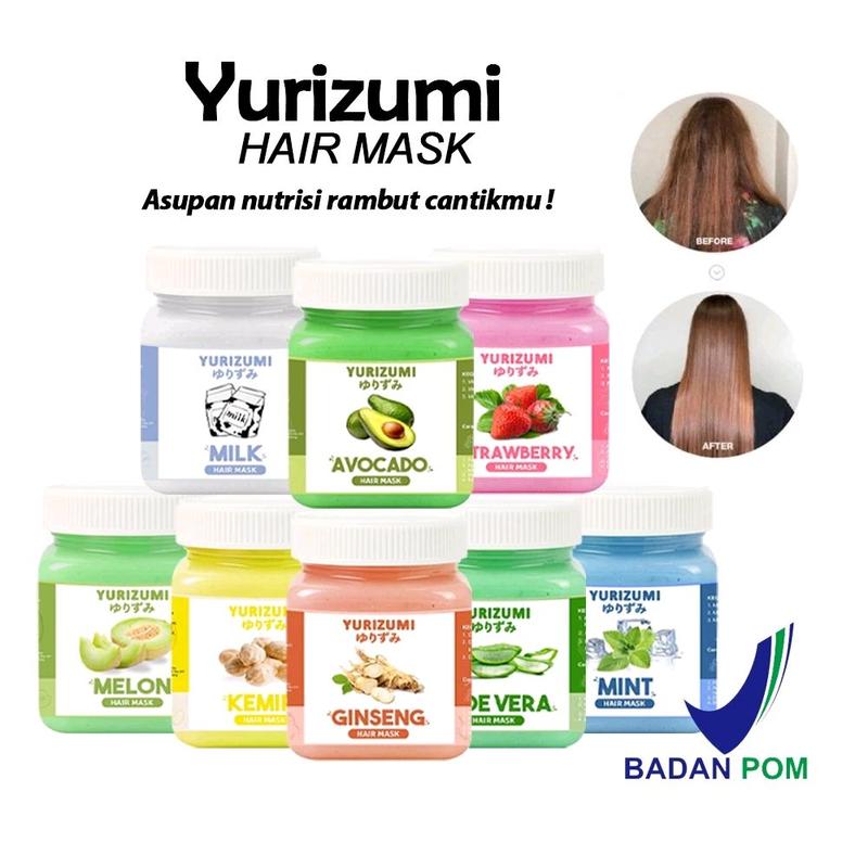 Yurizumi Hair Mask Creambath Masker Rambut Treatment Rambut Menyehatkan ...