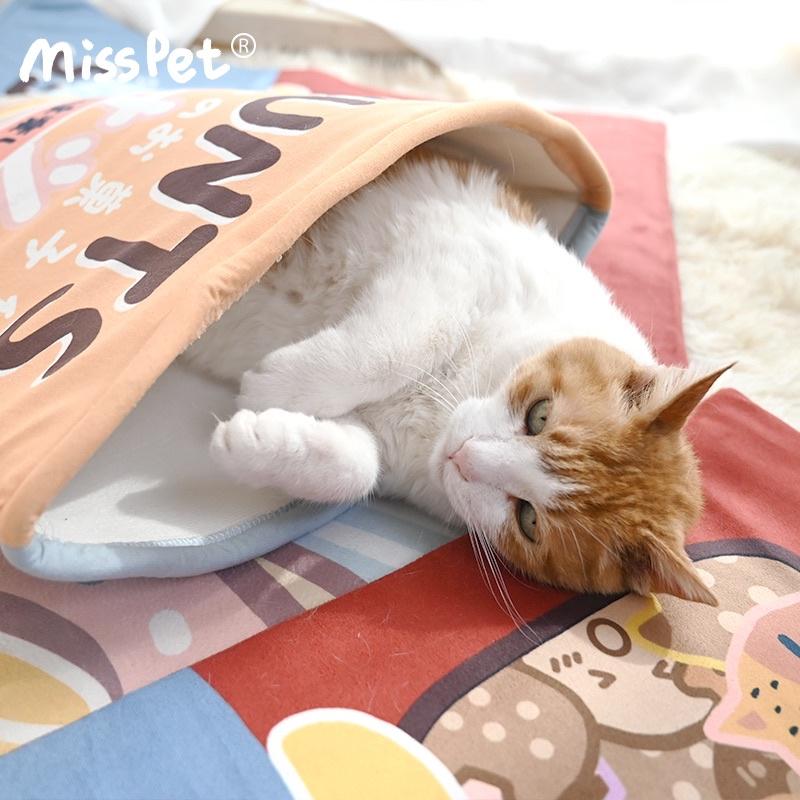 Misspet soft cat bag pocket bed donut cookie - TikTok Shop Singapore