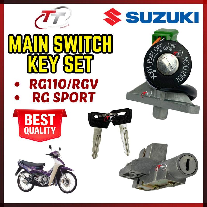 RG110 RGV RG SPORT Main Switch Key Set Keyset Mainswitch Loc - TikTok ...