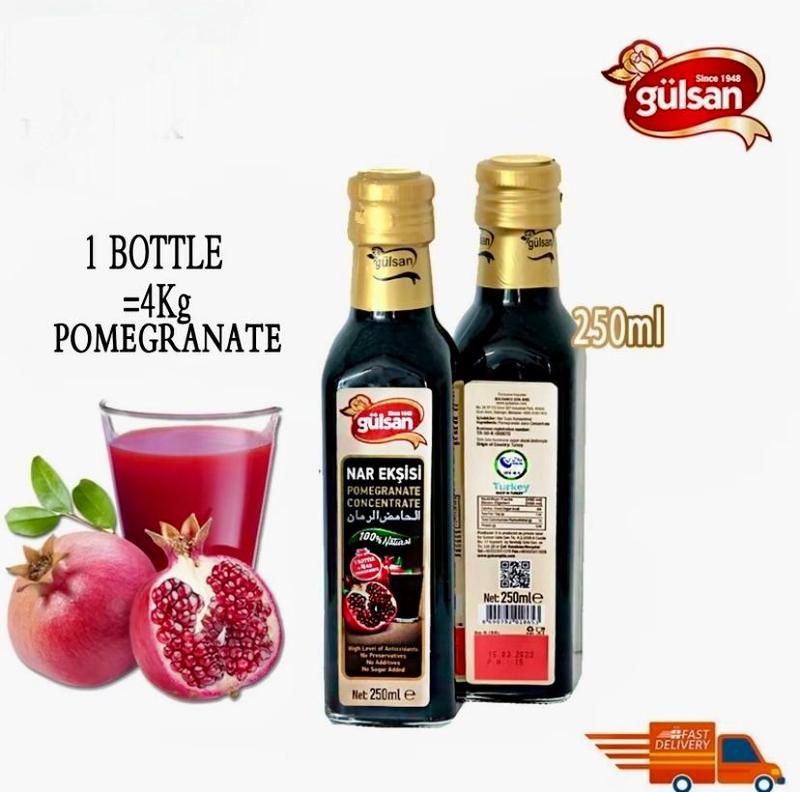 GULSAN PATI DELIMA | POMEGRANATE CONCENTRATE (250ML) JUICE COOKING ...