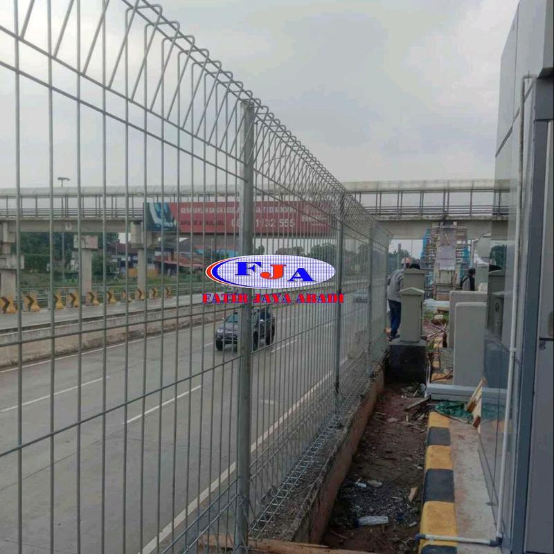 Pagar Brc Tinggi 240cm x Lebar 240cm x Diameter 6mm Hot Dip Galvanis ...