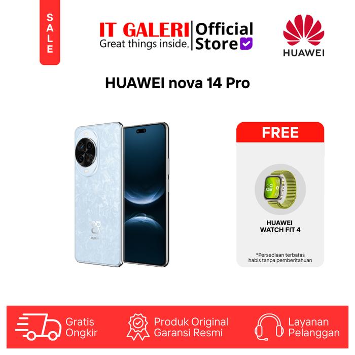 Promo HUAWEI nova 14 Pro Smartphone l True-to-Life Color Camera | 50 MP ...