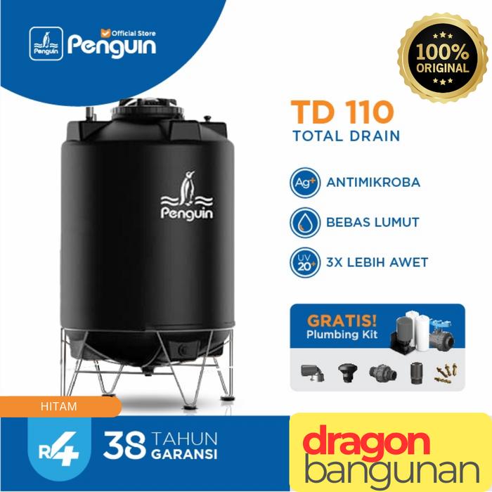 Jual Tangki Air Penguin TD 110 / Toren Air Penguin 1050 Liter Total ...