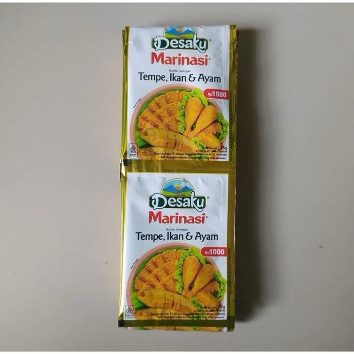 Promo Desaku Bumbu Marinasi 12 Sachet untuk Tempe Ikan & Ayam - Kota ...