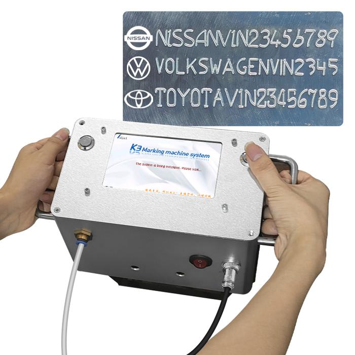 Jual CHUKE Handheld Pneumatic Dot Peen Marking Machine Car VIN Chassis ...