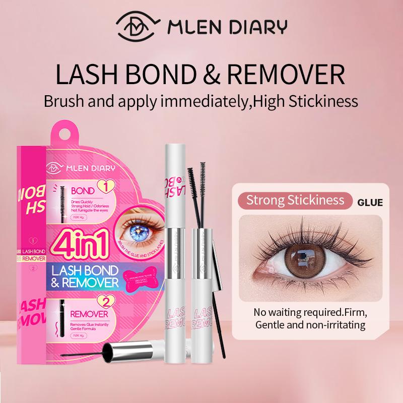 MLEN DIARY Lash Bond and Remove 8g Eyelash Glue for False Lashes ...
