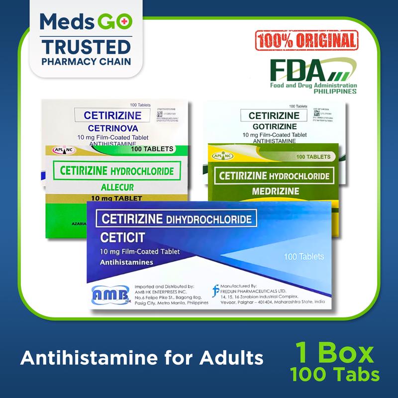 Cetirizine 10mg Antihistamine for allergy Adult - 1 box x 10 - TikTok ...