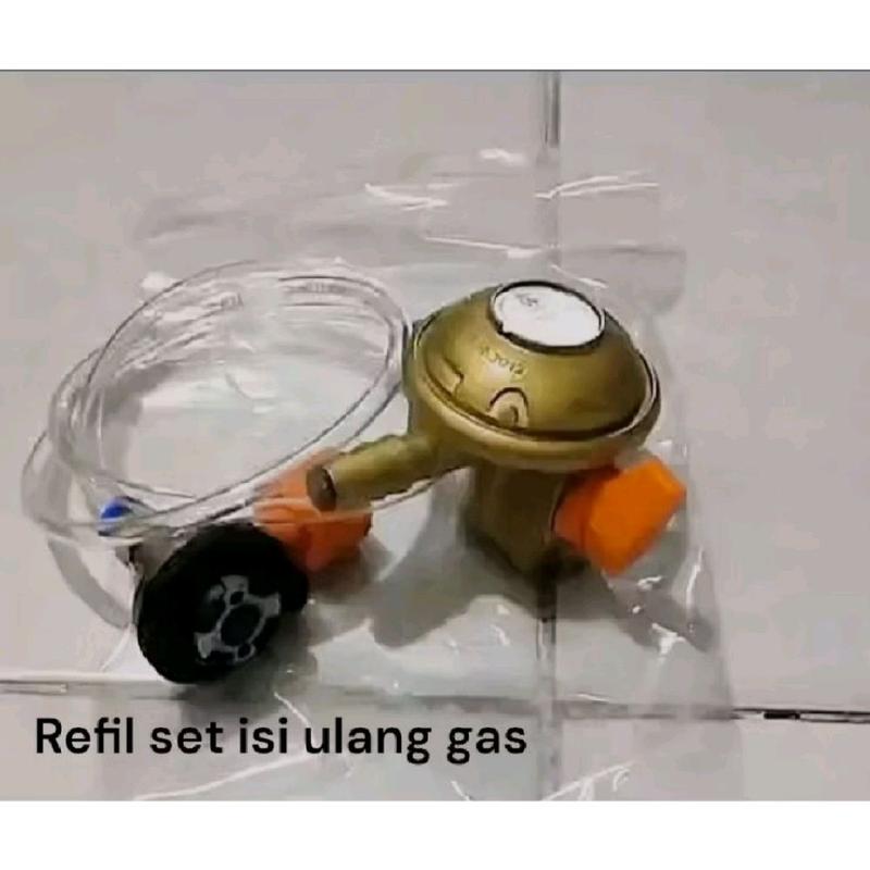 alat isi ulang Gas portable Reffil Gas kaleng fullset - Shop | Tokopedia