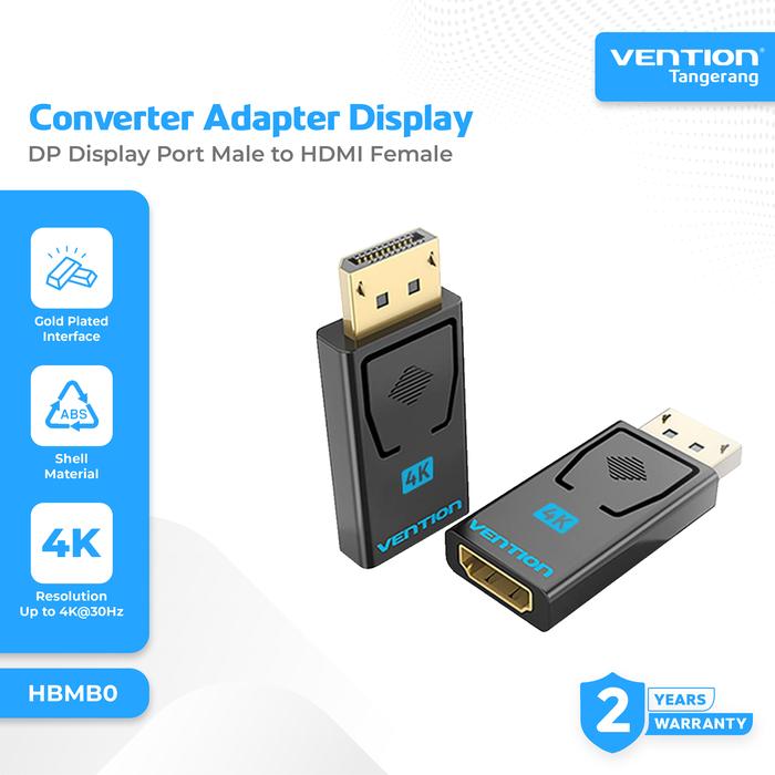 Jual Vention Converter Adapter Gender DP Display Port Male to HDMI ...