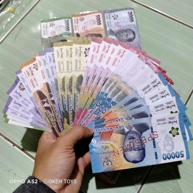 1 Pack Duit Mainan Terbaru isi 25-30 Lembar Campur - Shop | Tokopedia