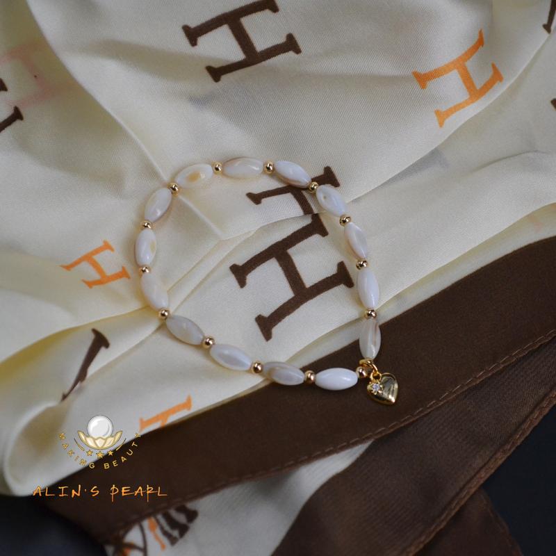 G26 Gelang Kulit Kerang Asli model beras - Shop | Tokopedia