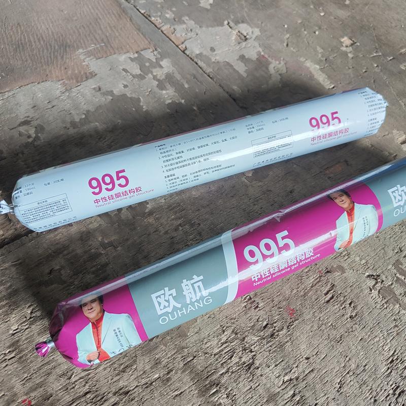 SU - OUHANG Lem Sosis Sealant 590ml Hitam Putih Bening / Lem Kaca ...