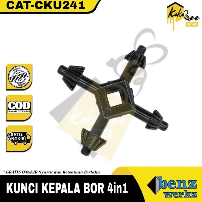 Kepala Kunci Kepala Bor 4in1 Ukuran 6mm 9mm 10mm 13mm Chuck Key - Shop ...