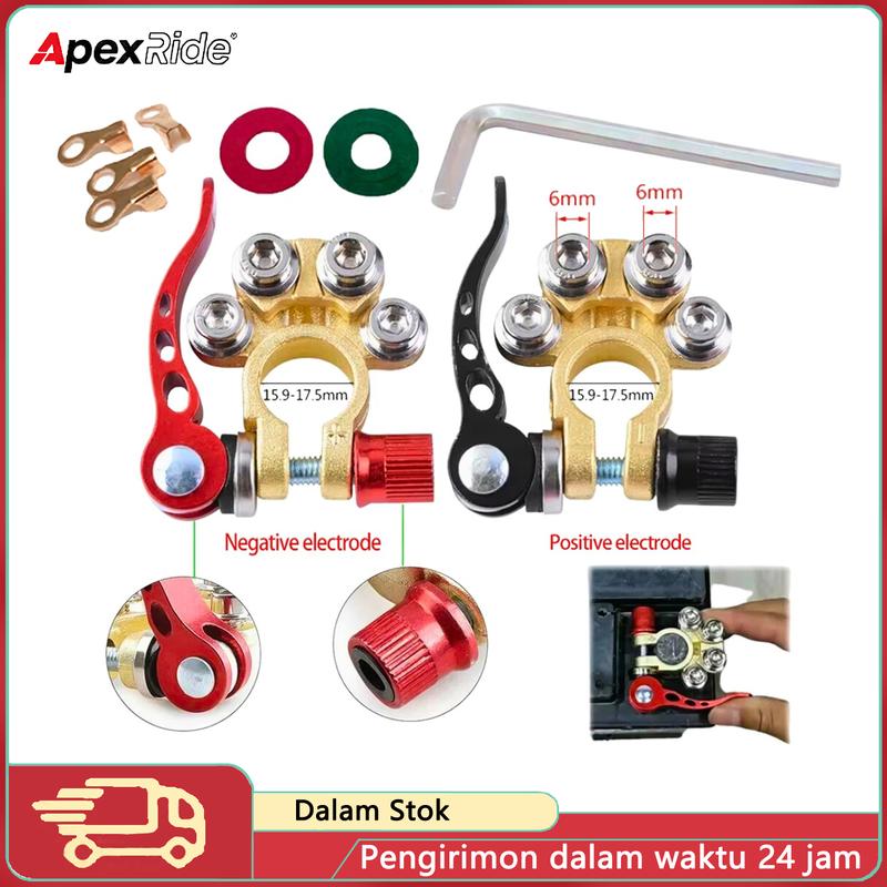 2 PCS Battery Clamp For Your Cars Terminal Kepala Aki Mobil Quick ...