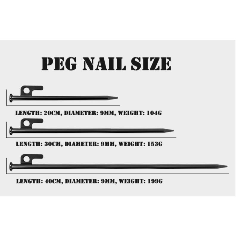 Ground peg nail tent camp windproof fixed nails canopy beach - TikTok ...