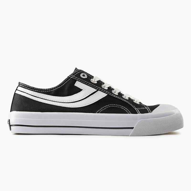 SEPATU SNEAKERS JOHNSON - GALAXY V LOWCUT (LC) BLACK WHITE Casual ...