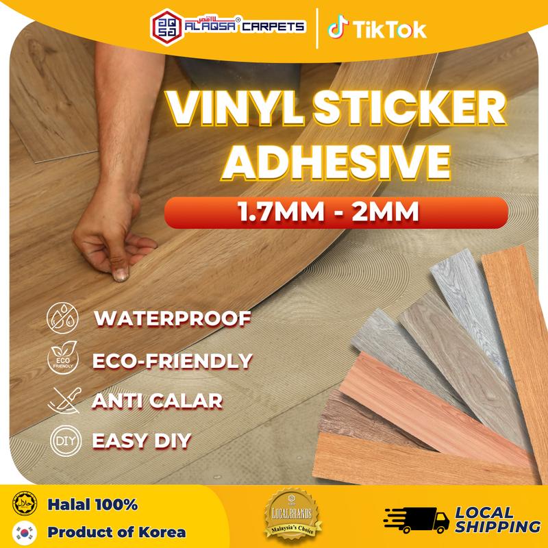 [Al Aqsa Carpets] Vinyl Flooring Sticker | ALL | Self Adhesive - TikTok ...