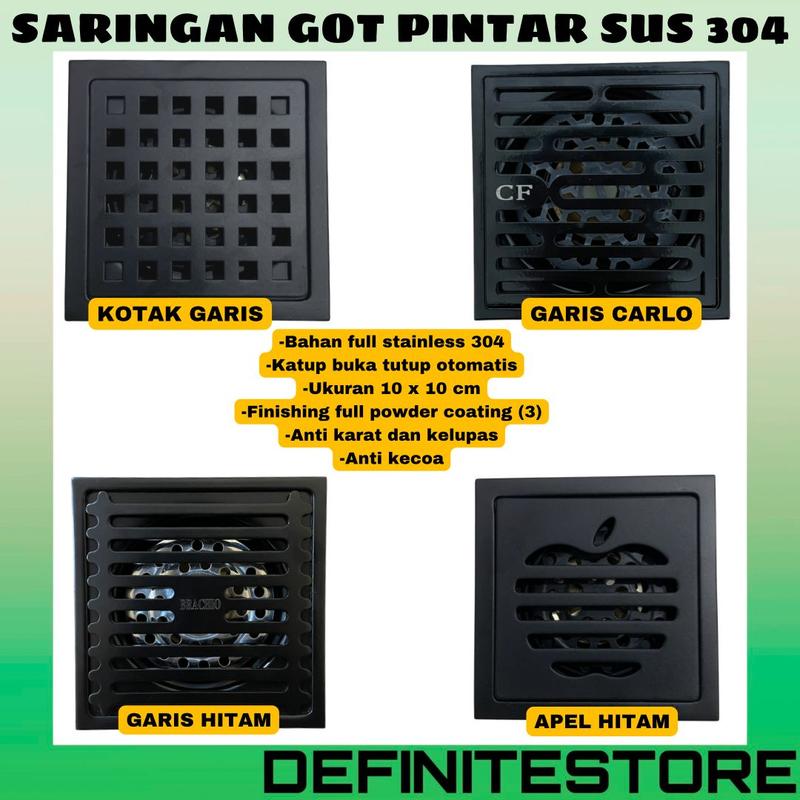 Saringan Kamar Mandi Floor Drain Stainless Saringat Got Floo - Shop ...