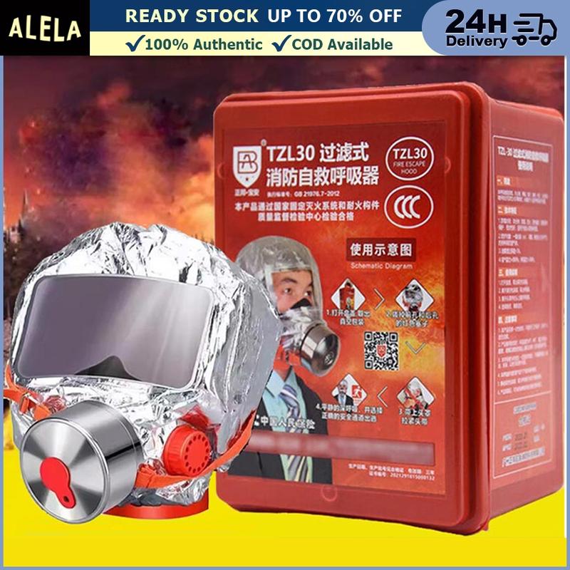 Masker Pemadam Asap Kebakaran Fire Escape Smoke Hood Emergency - Shop ...