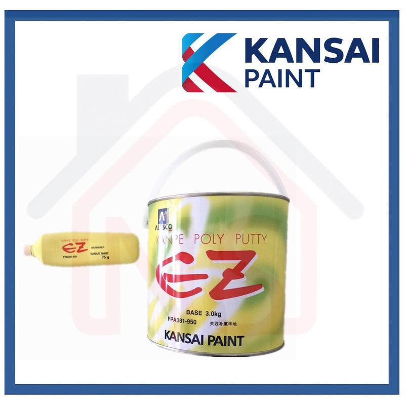 KANSAI KANPE Poly Putty With Hardener 3kg / Metal Putty - TikTok Shop ...