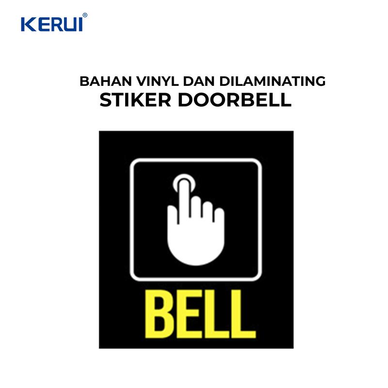 Stiker Sticker Vinyl Penunjuk Door Bell Button - Shop | Tokopedia