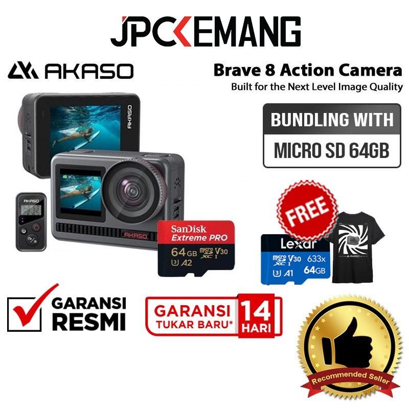 Akaso Brave 8 4K Action Cam Akaso Brave8 Action Camera Free MicroSD ...