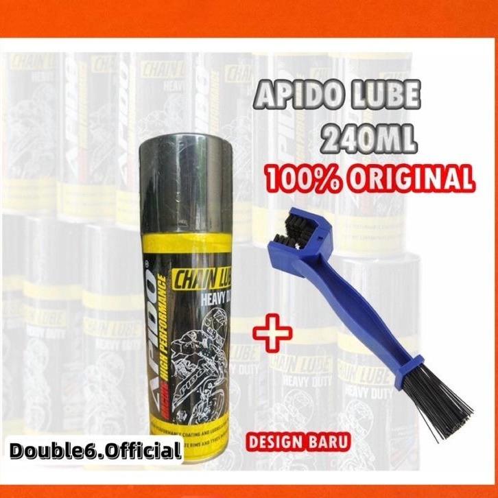 Apido Chain Lube Spray Minyak Rantai Biasa O-ring X-ring Motor - TikTok ...