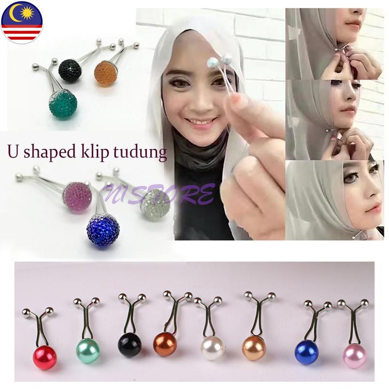 READY STOCK U Shaped Pin Tudung Klip Tudung Kerongsan Tudun - TikTok ...