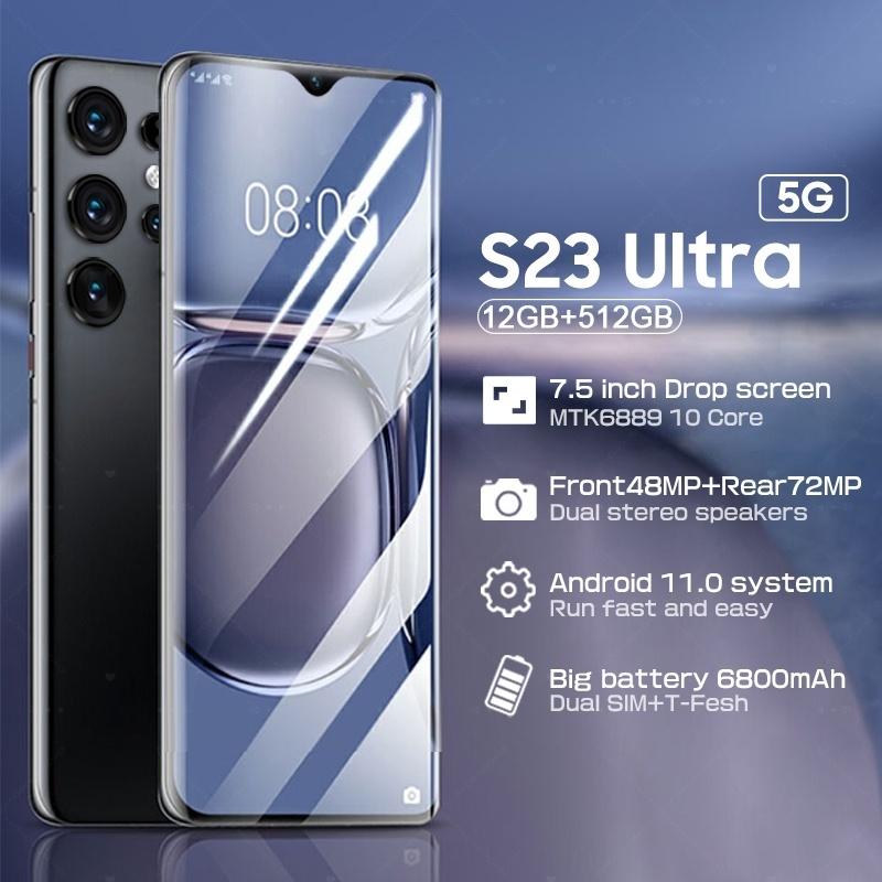 [2025 COD Baru] Telefon Android S23 U 16+512GB HD 5G Telefon - TikTok ...