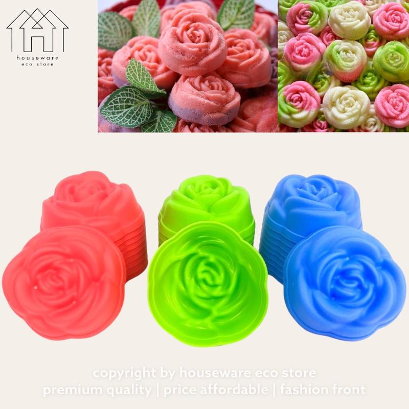 (Pilih Warna) Acuan Kuih Ros / Rose Jelly Mould / Acuan Jeli - TikTok ...