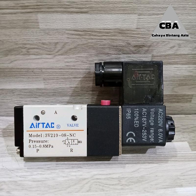 selenoid valve 3V210-08/AirTAc valve 220vac - Shop | Tokopedia