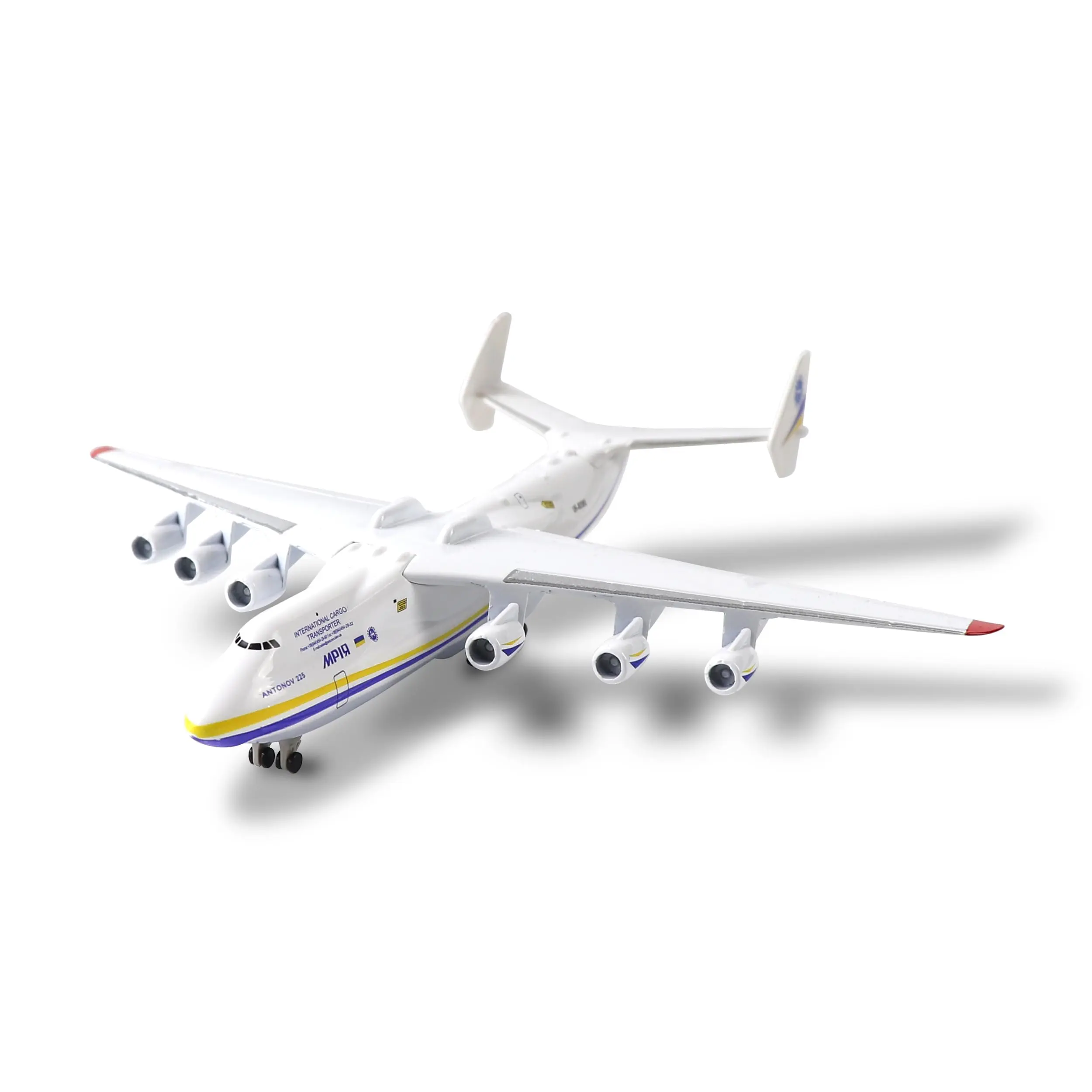 1:400 Antonov An-225 Mriya Diecase Airplane Model Ukraine Painted Mriya ...