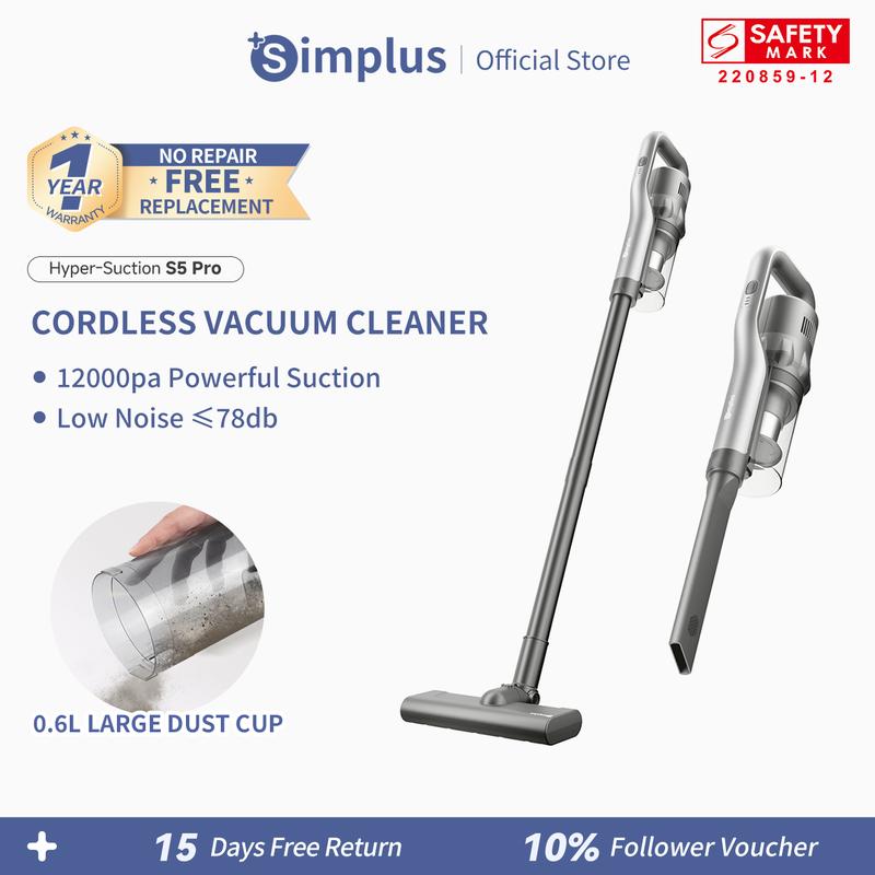 Simplus Cordless Vacuum Cleaner Hyper-Suction 5S Pro 12000Pa - TikTok ...
