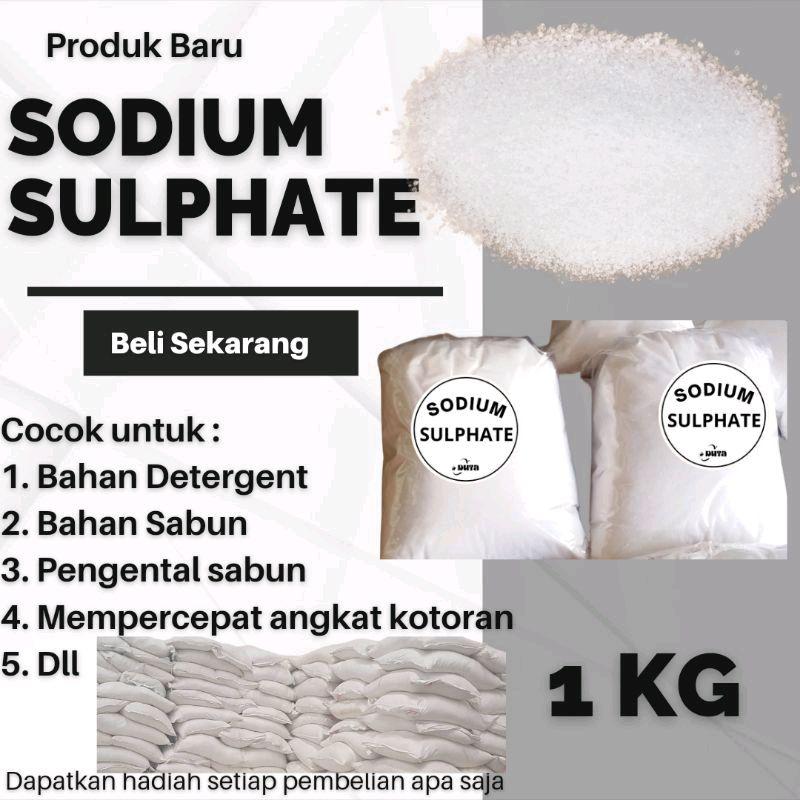 Sodium Sulfate Kemasan 1Kg - Natrium Sulfat Glauber atau Sal - Shop ...