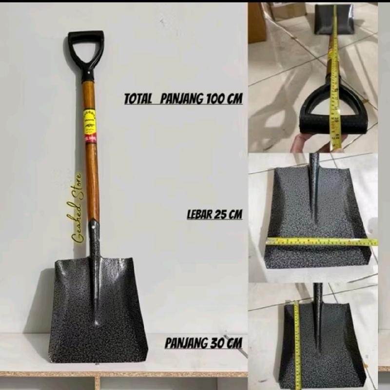 Sekop Pasir dan Tanah Cap Crocodile Baja Asli Sekop Kerja Alat - Shop ...