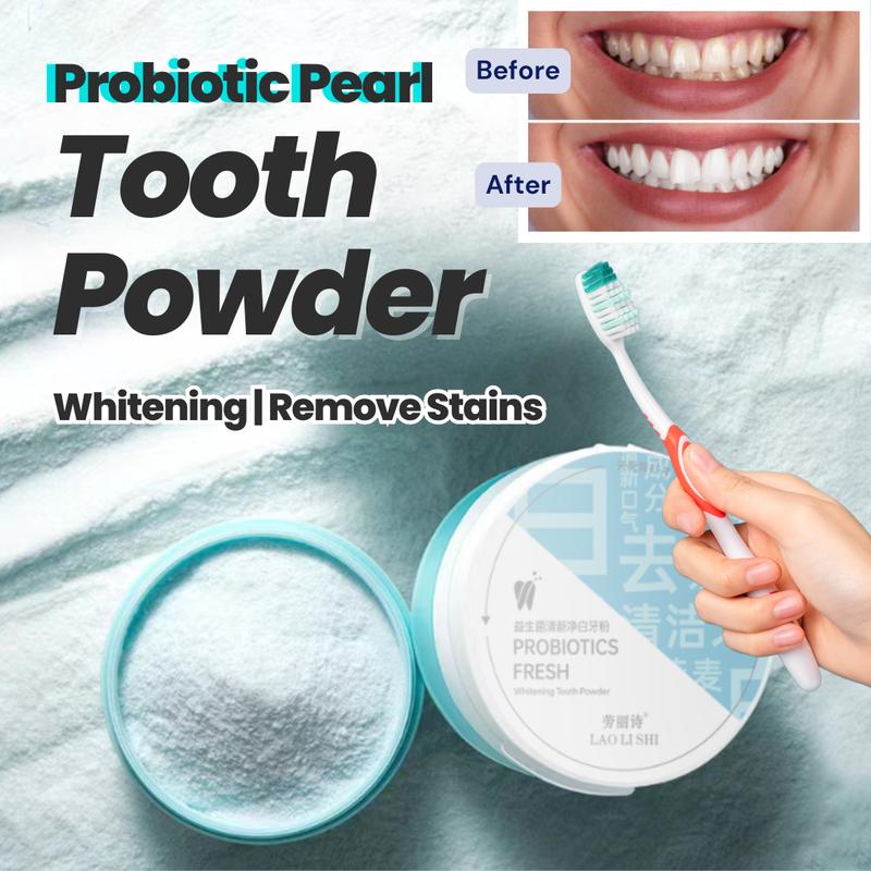 Probiotic Pearl Tooth Whitening Powder Whitening Oral Care Serbuk ...